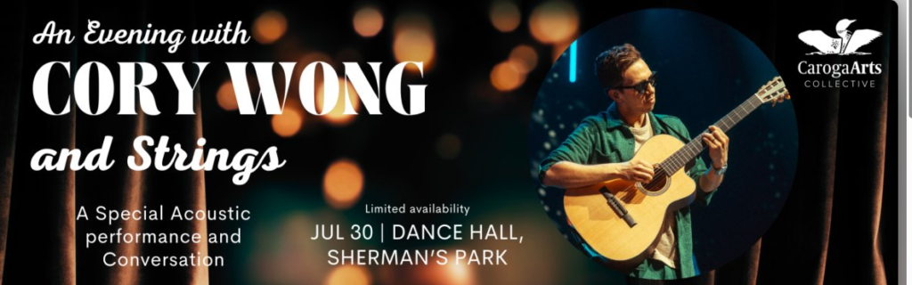 An Evening with Cory Wong & Strings – Town of Caroga NY